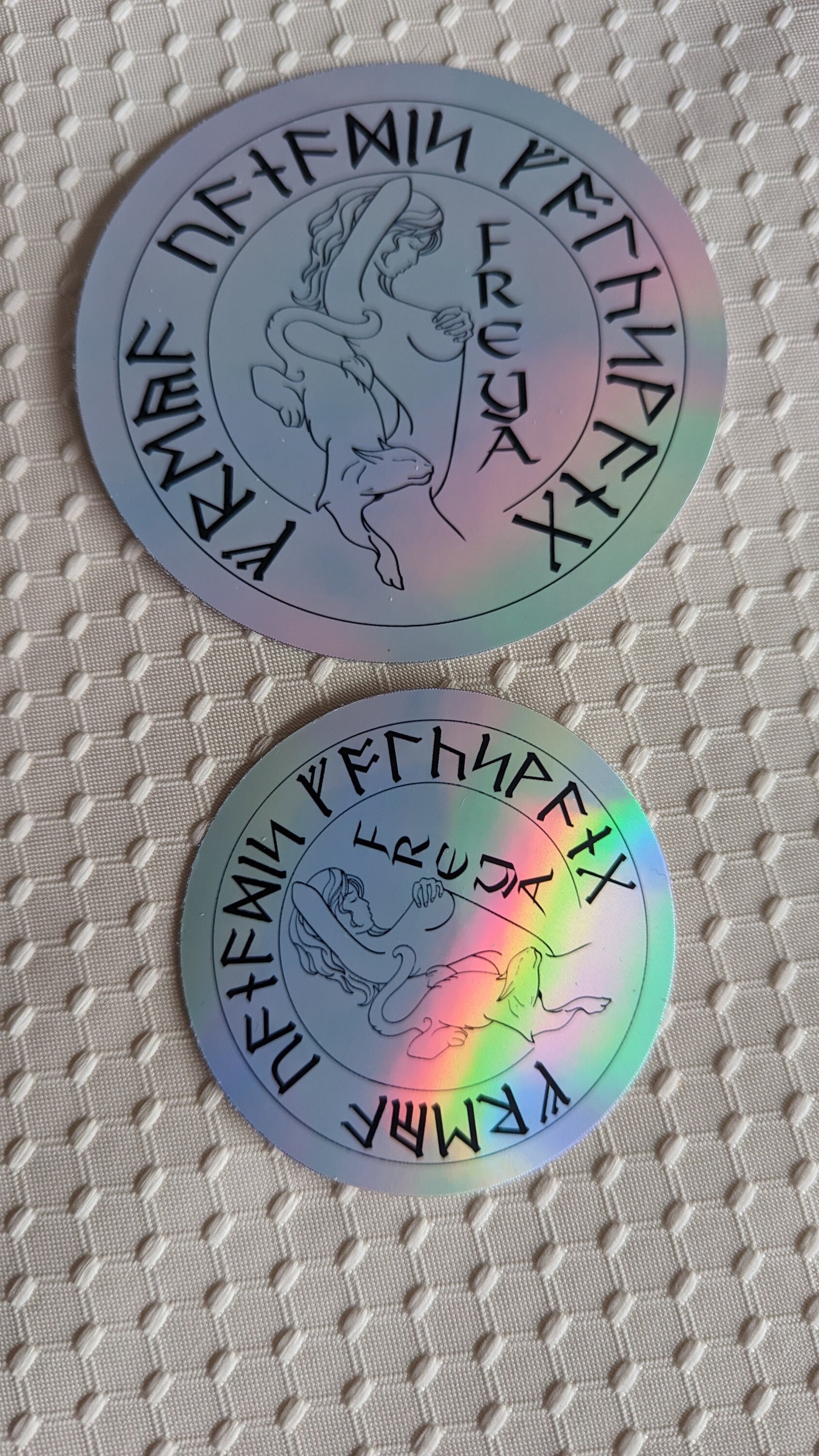 Freya, Fertility Goddess Sticker. Viking, Nordic Laptop Stickers, Water ...