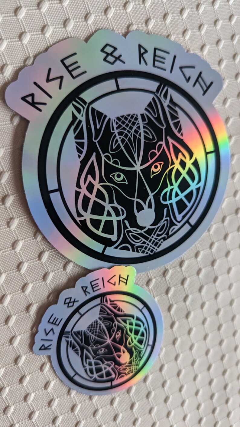 Nordic Viking Sticker Pack 1 Rise & Reign Freya Fenrir - Etsy