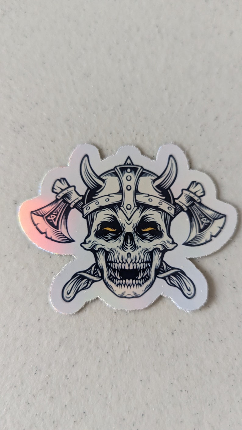 Nordic Viking Sticker Pack 2 Rise & Reign Viking Skull - Etsy
