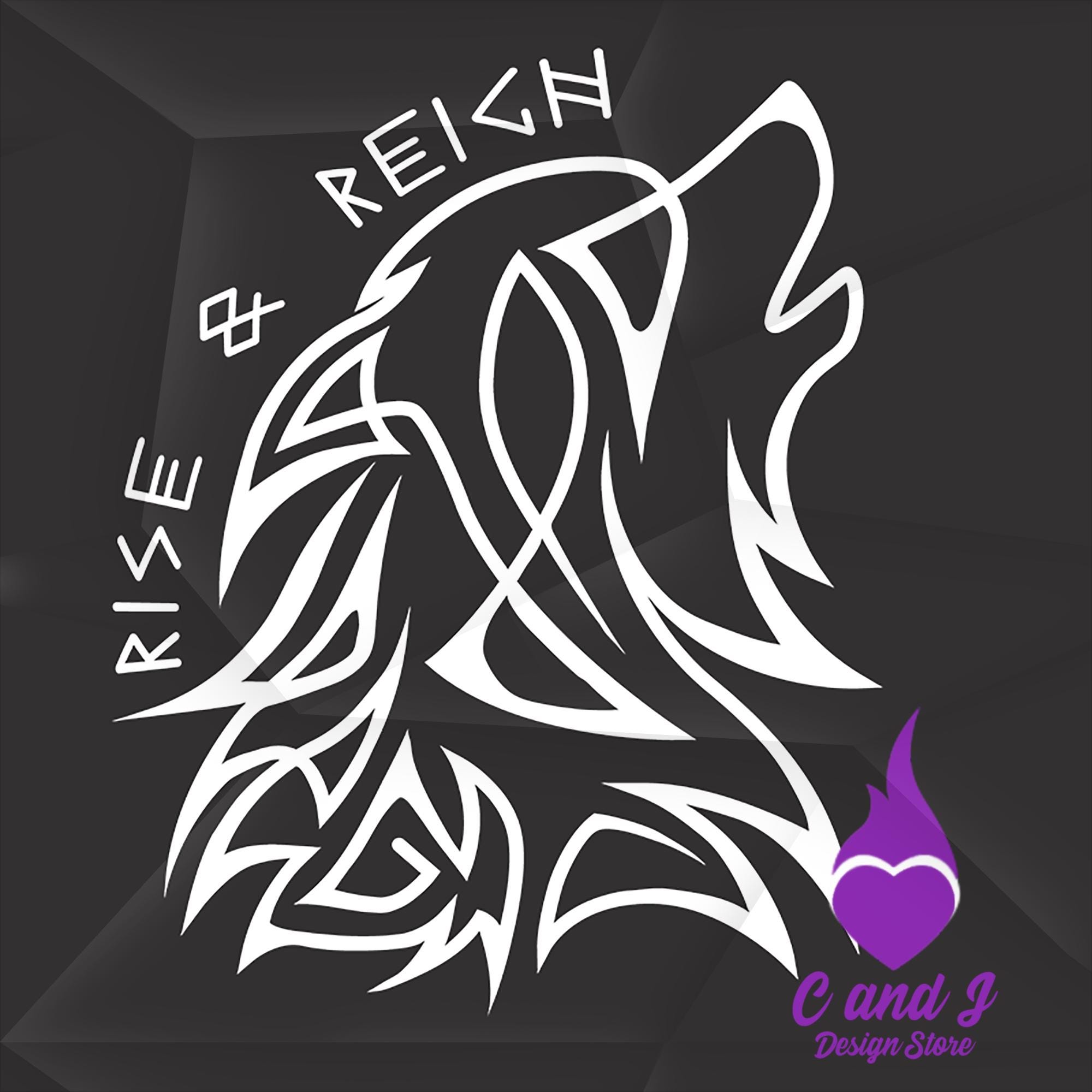 Rise and Reign Wolf Svg – Norse Digital Download | PNG DXF EPS Cut File ...