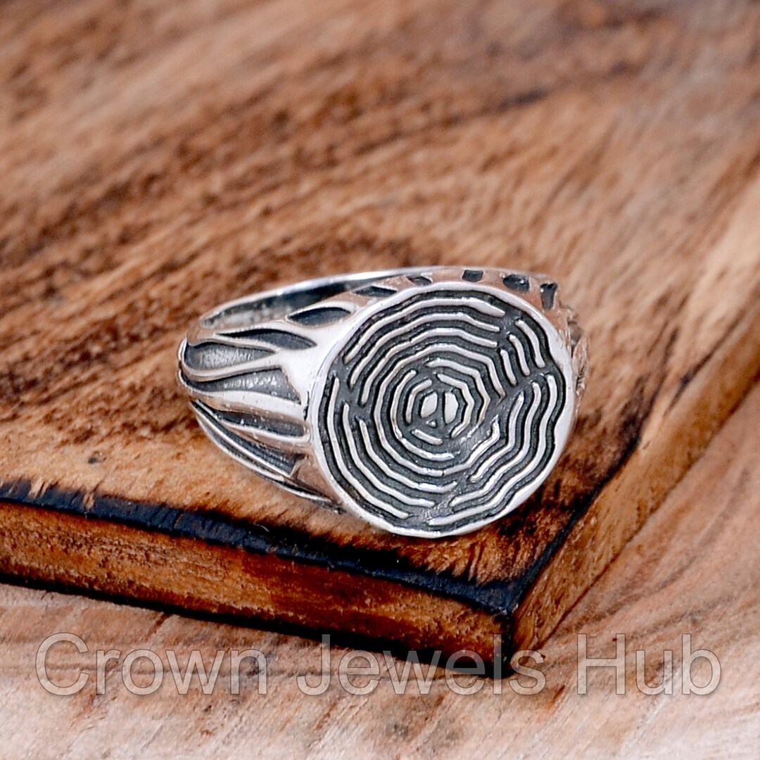 Tree Texture Ring, 925 Sterling Silver Ring, Tree Branch Ring, Branch ...