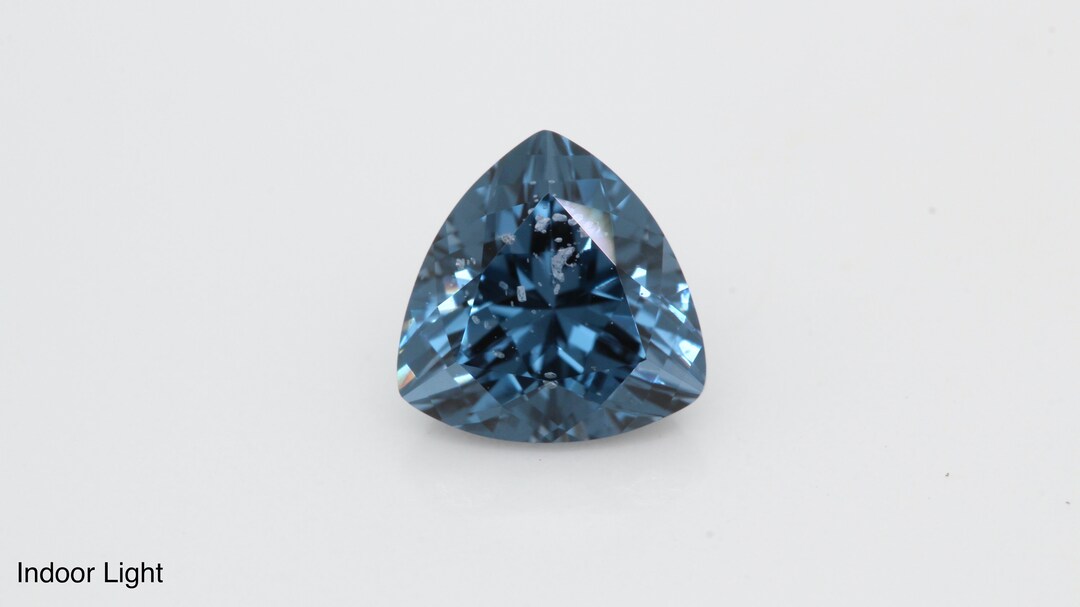 1.25ct Natural Blue Spinel 6mm Trillion Shape Excellent Cut - Etsy