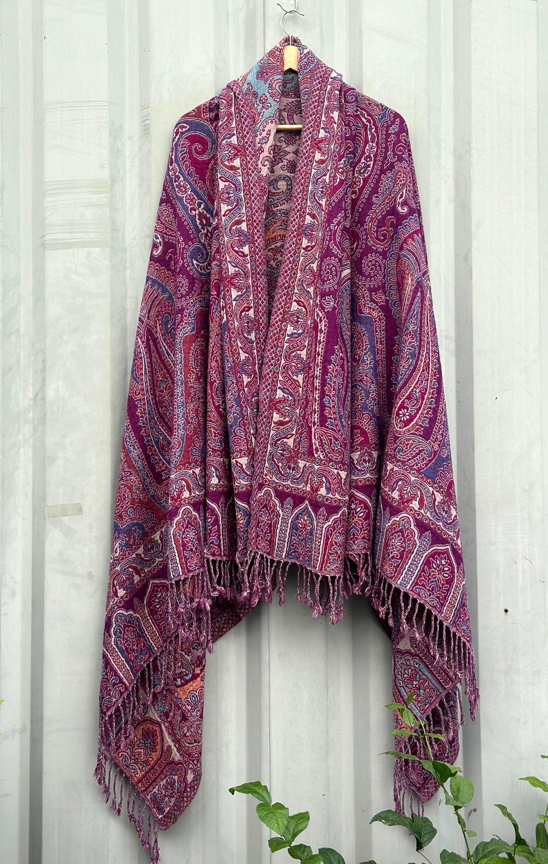 Indian Luxury Scarf, Pashmina Jamawar Shawl, Wool Elegant Evening Neck ...