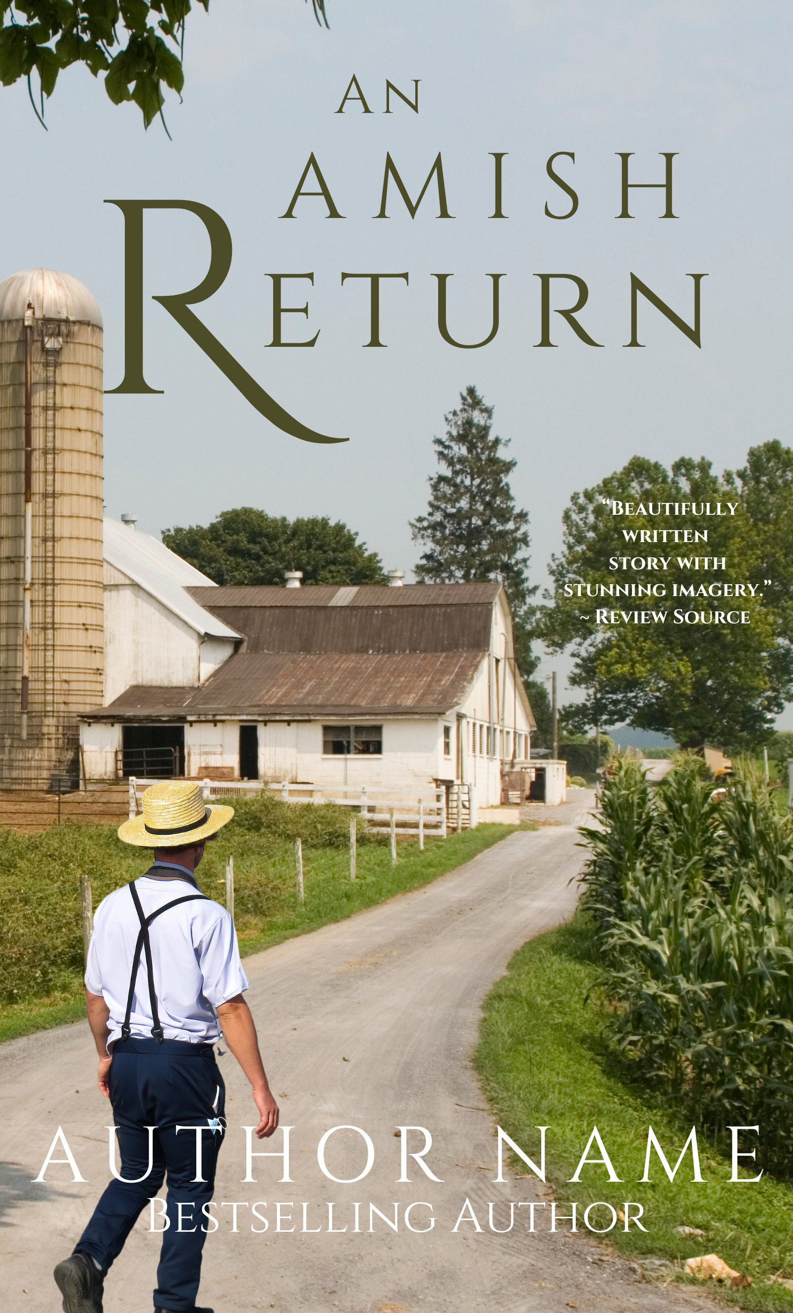 Premade Amish Book Cover - Etsy