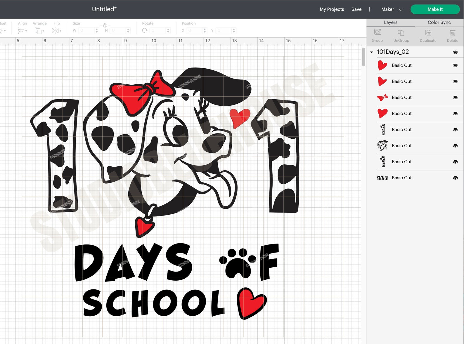 101 Days of School Svg 101 Days of School Dalmatian SVG - Etsy