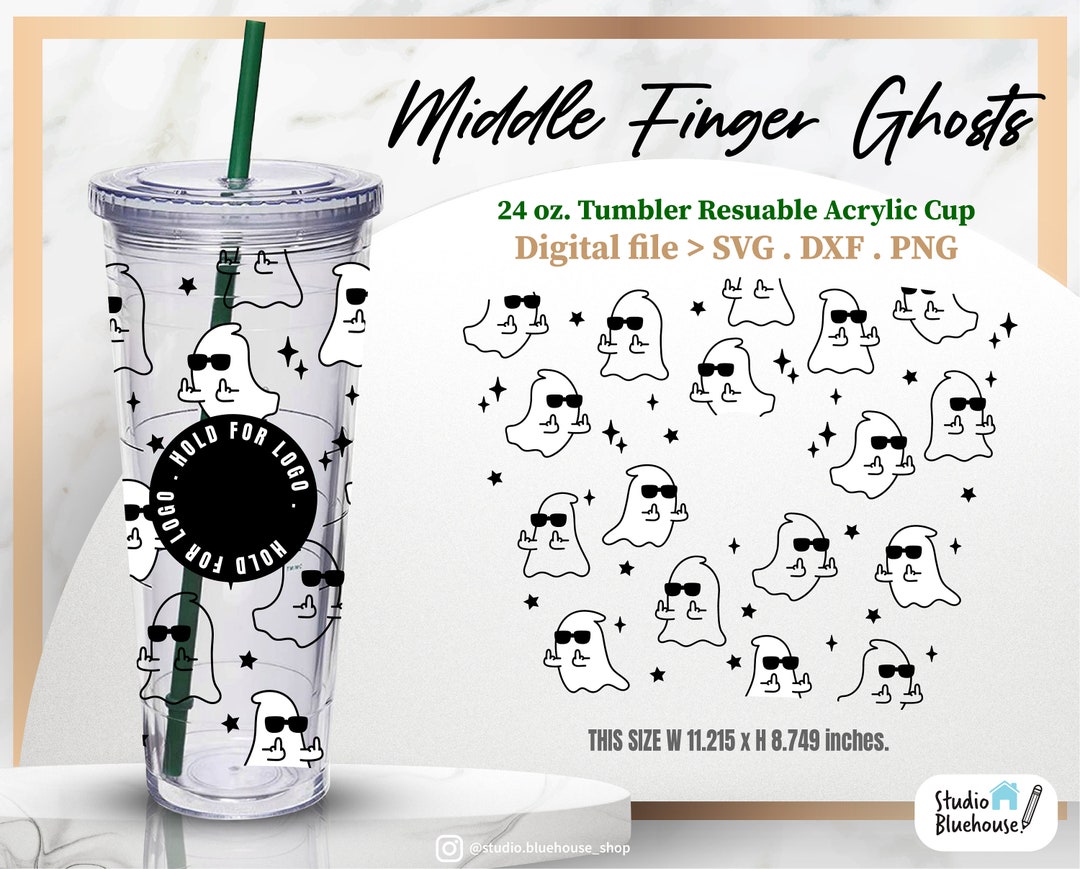Middle Finger Ghosts Svg Halloween Svg Funny Ghost Svg - Etsy