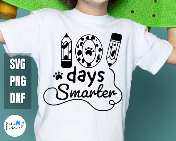 101 Days Smarter Svg 101 Days of School Dalmatian SVG | Etsy