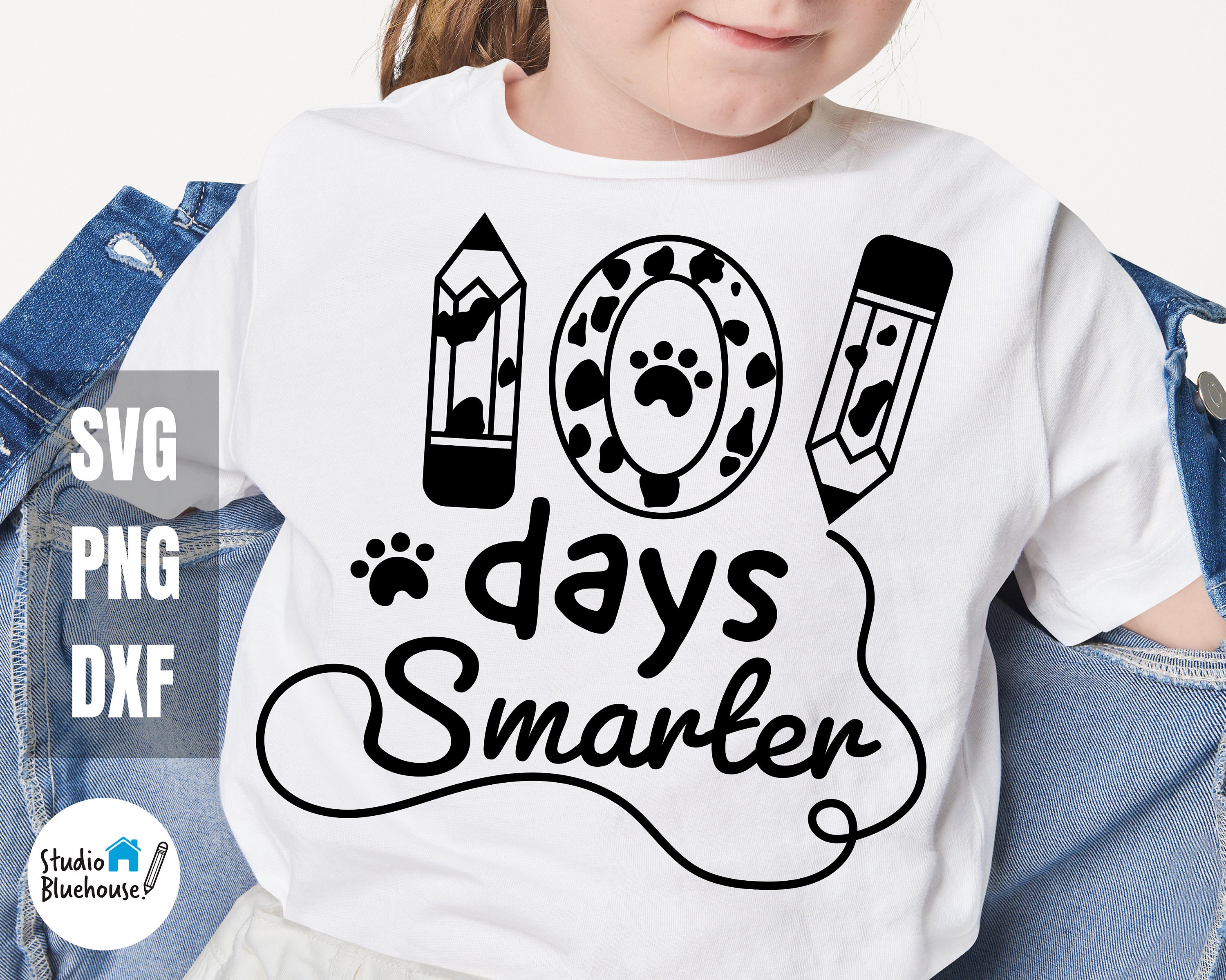 101 Days Smarter Svg 101 Days of School Dalmatian SVG - Etsy