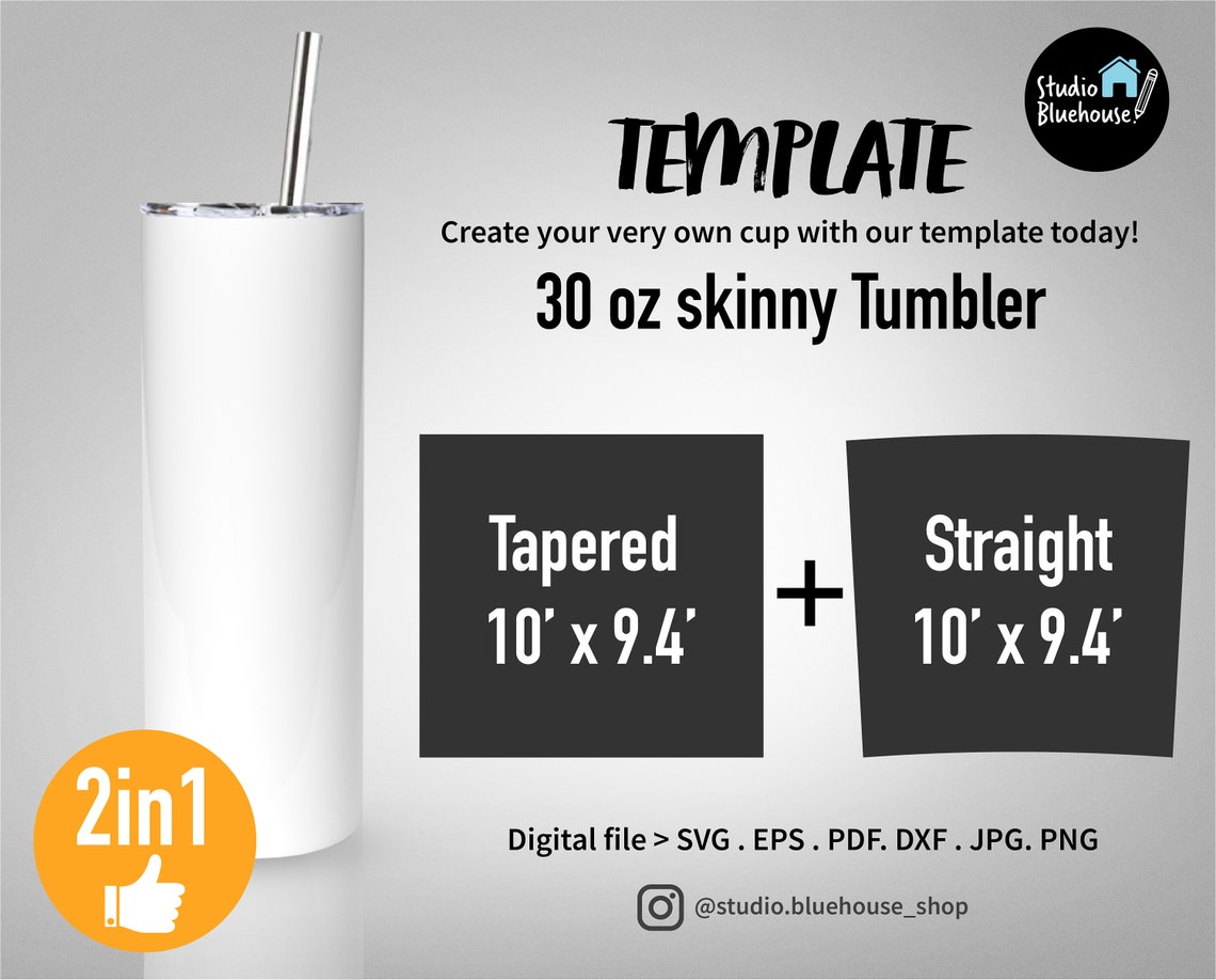 30 Oz Tumbler Template