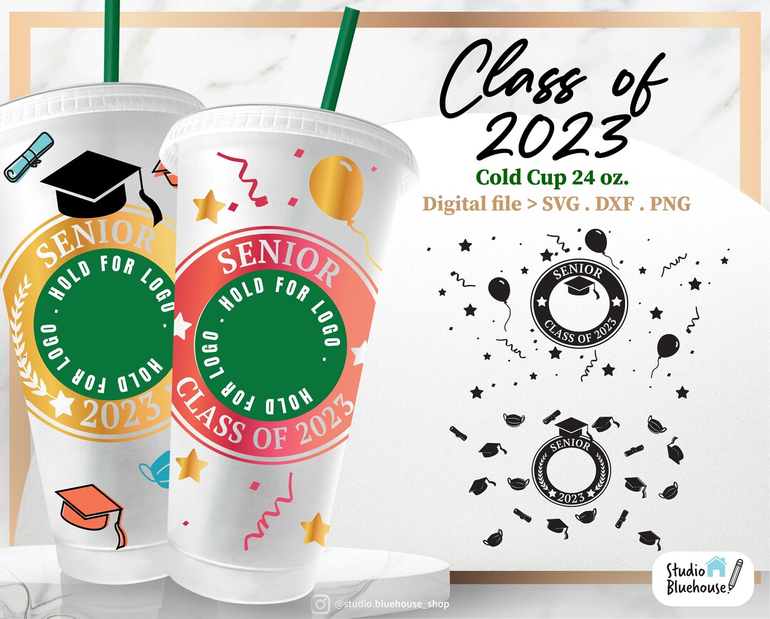 Senior 2023 Svg Class of 2023 Svg Graduation Tumbler Svg Graduation Svg ...