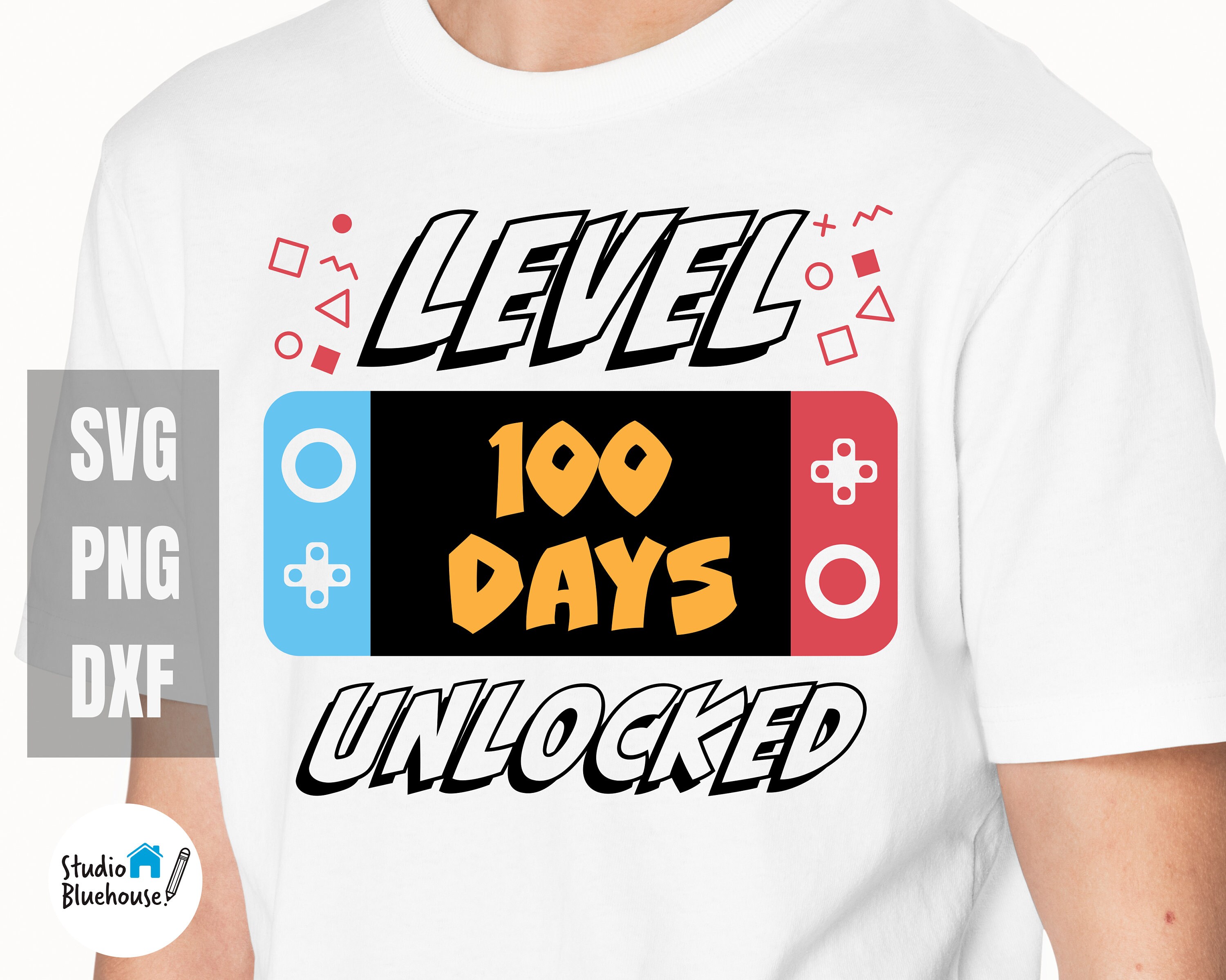 Level 100 Days Unlocked Svg Gamer Shirt Svg Video Games - Etsy