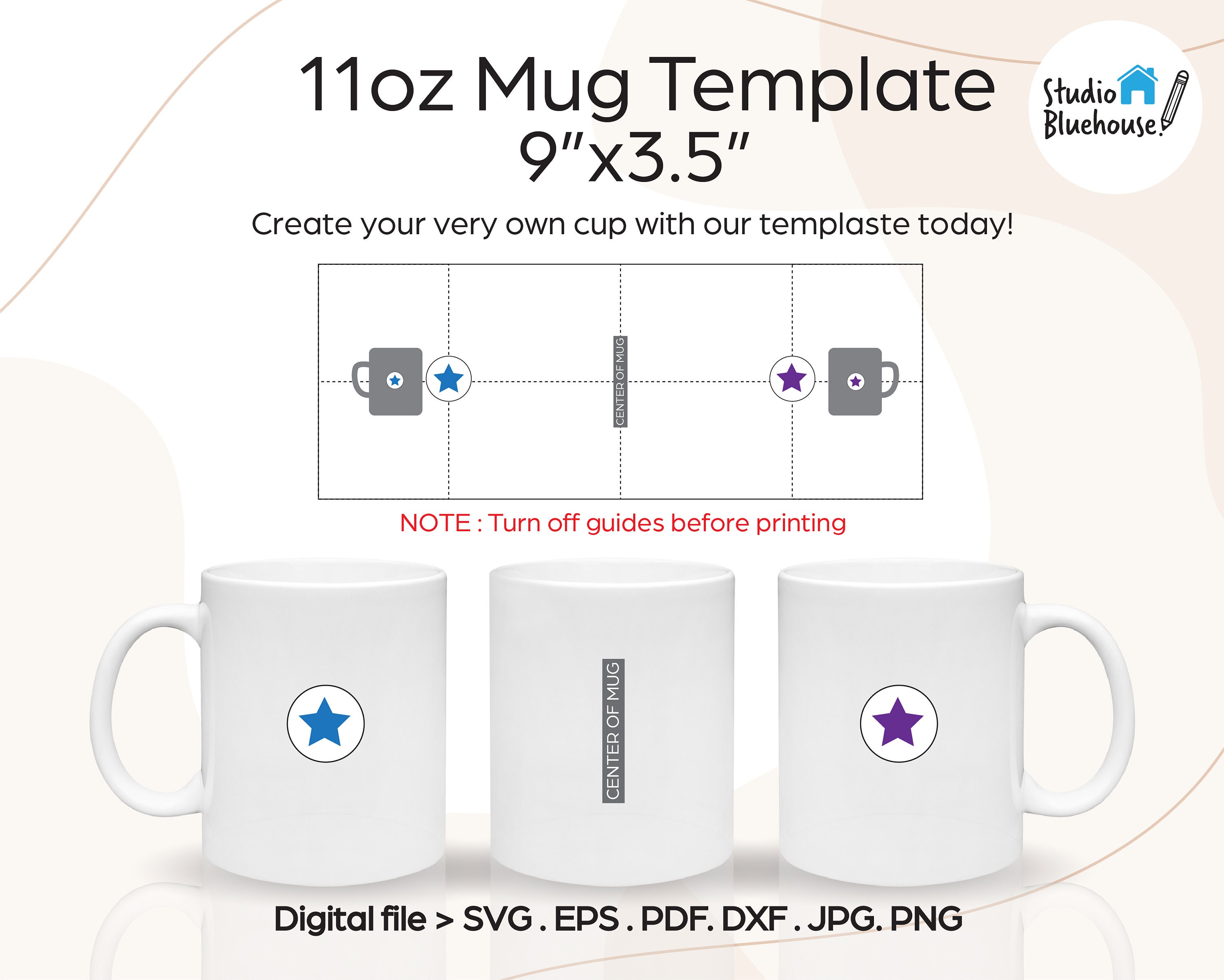 Mug Sublimation Template