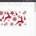 Christmas Reindeer Winter Svg Christmas Svg Christmas Can Glass Libbey ...