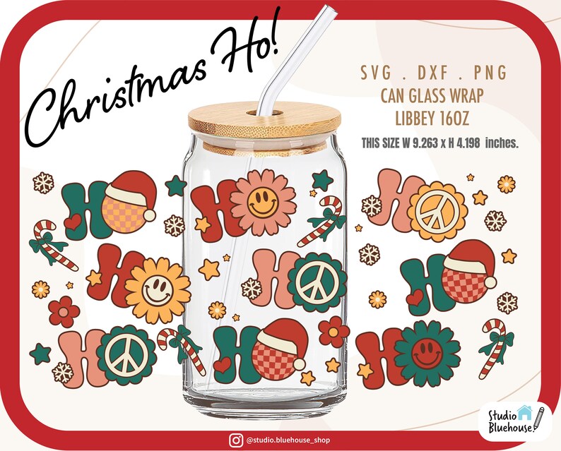 Hippie Christmas Svg Groovy Christmas Svg Retro Christmas - Etsy