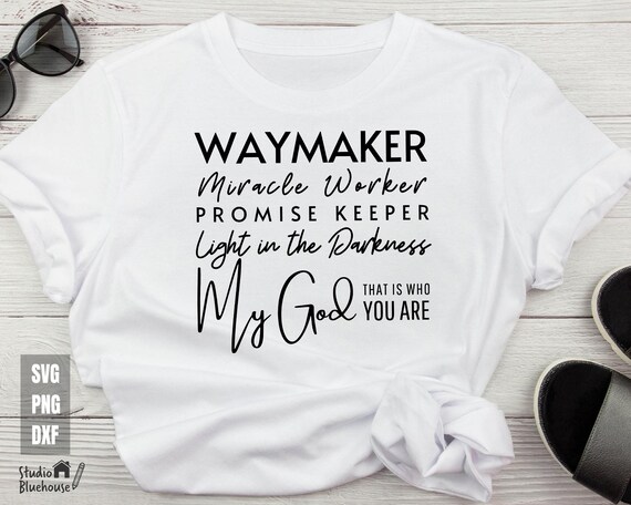 Waymaker Miracle Worker SVG Miracle Worker Faith Svg SVG | Etsy