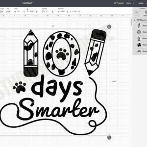 101 Days Smarter Svg 101 Days of School Dalmatians SVG Kindergarten Svg ...