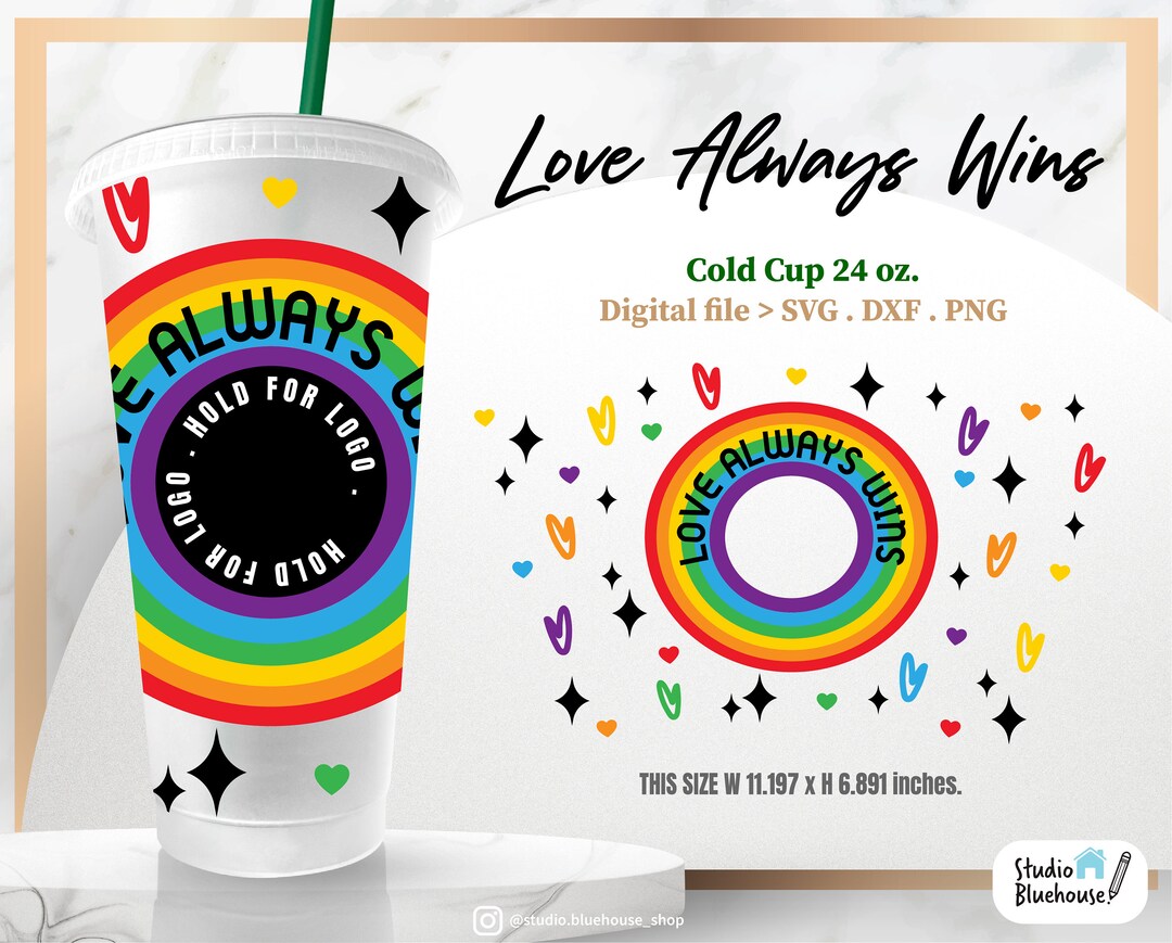 Liebe gewinnt immer Lgbtq Pride Regenbogen Pride svg Liebe gewinnt Full ...
