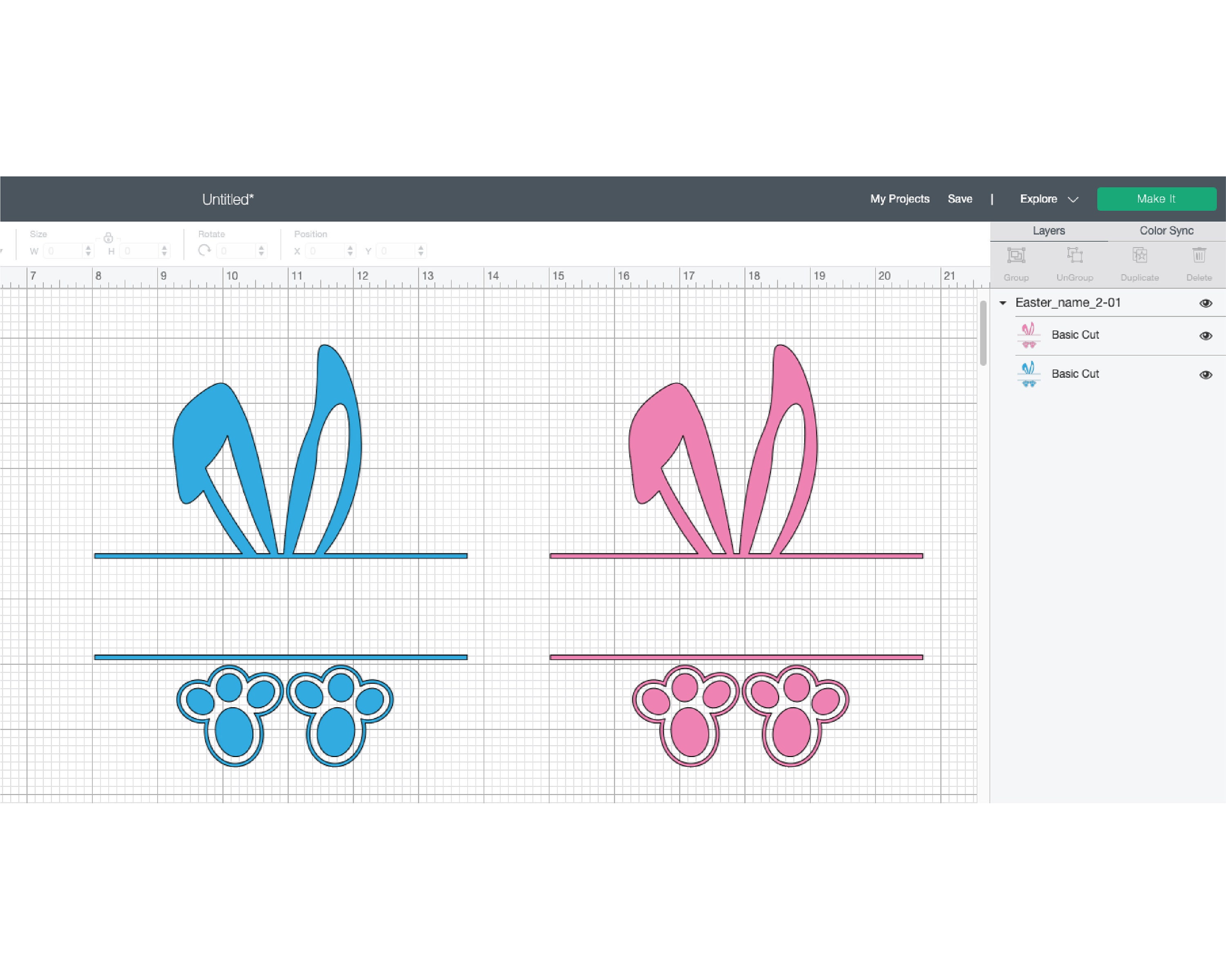 Bunny Name Frame SVG Bundleeaster Bunnybunny SVG Digital - Etsy