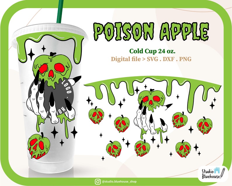 Poison Apple Svg Witch Poison Svg Halloween Svg Cut File - Etsy
