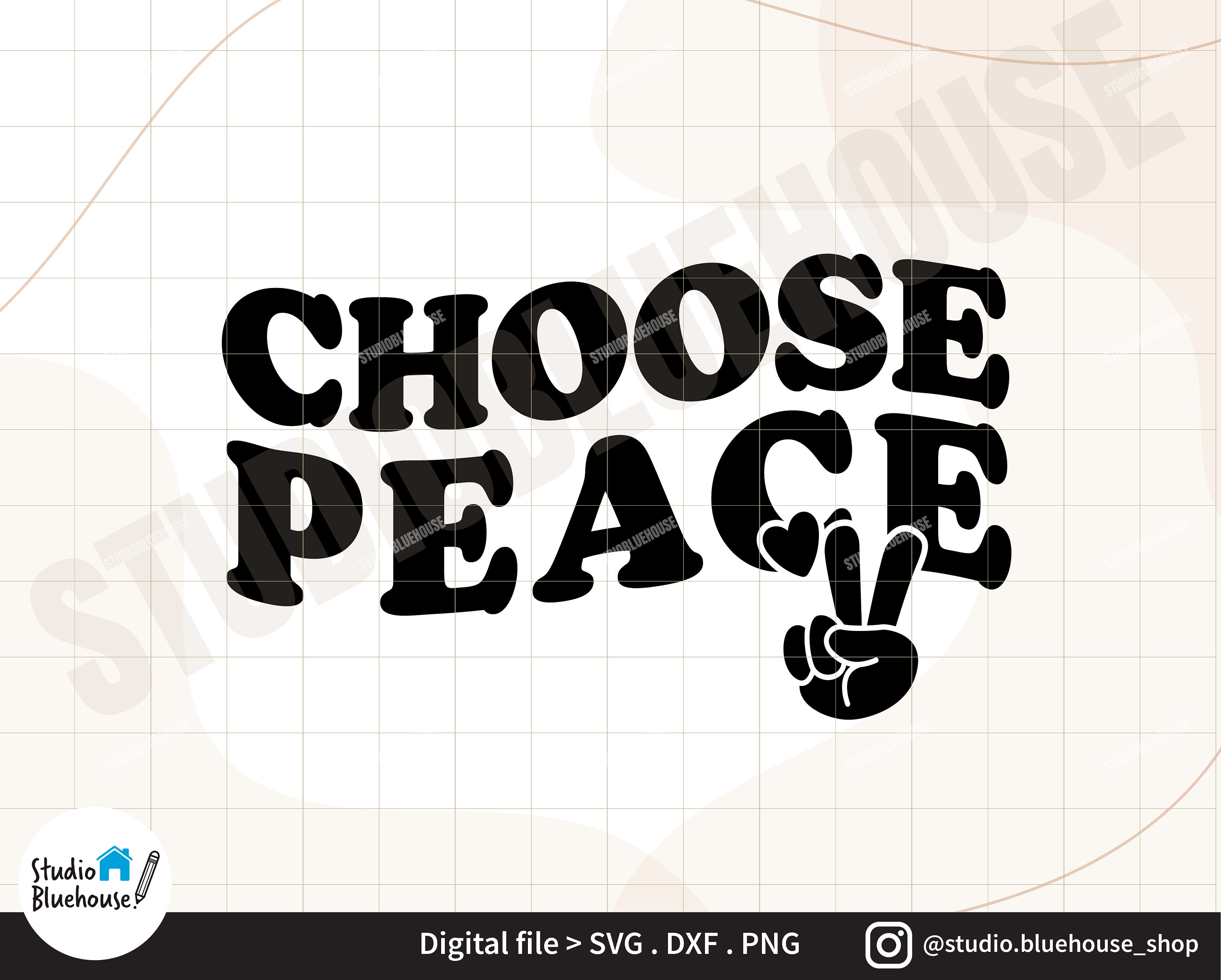 Choose Peace SVG Peace Support Svg I Choose Peace Svg - Etsy