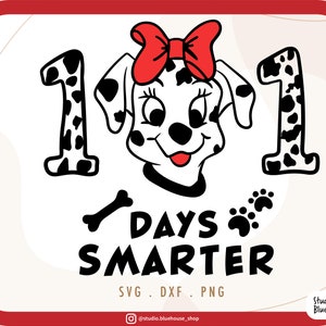 101 Days Smarter Svg 101 Days of School Svg 101 Days of School ...