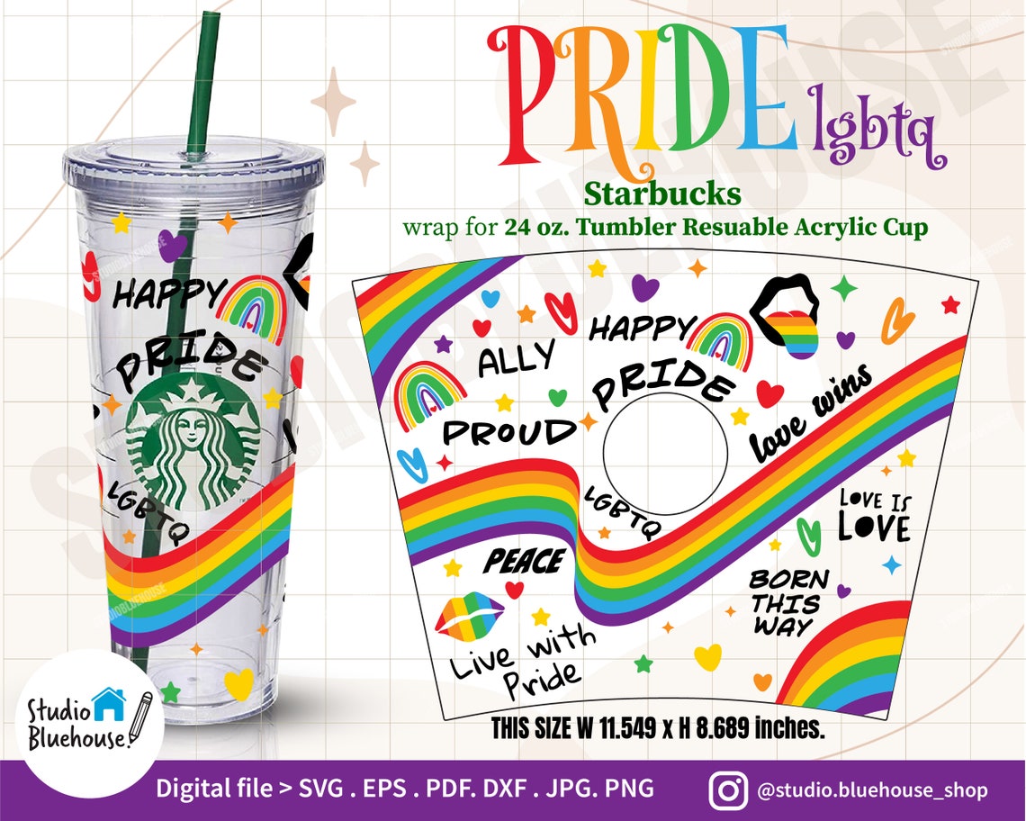 Lgbtq Pride Rainbow Pride Svg Gay Pride Svg Lgbtq Svg | Etsy