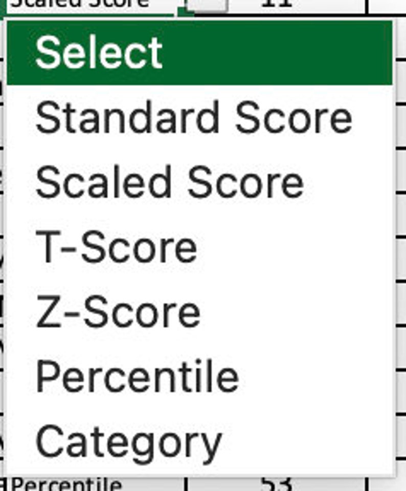 Bell Curve Graph: 60 Scores (excel) - Etsy