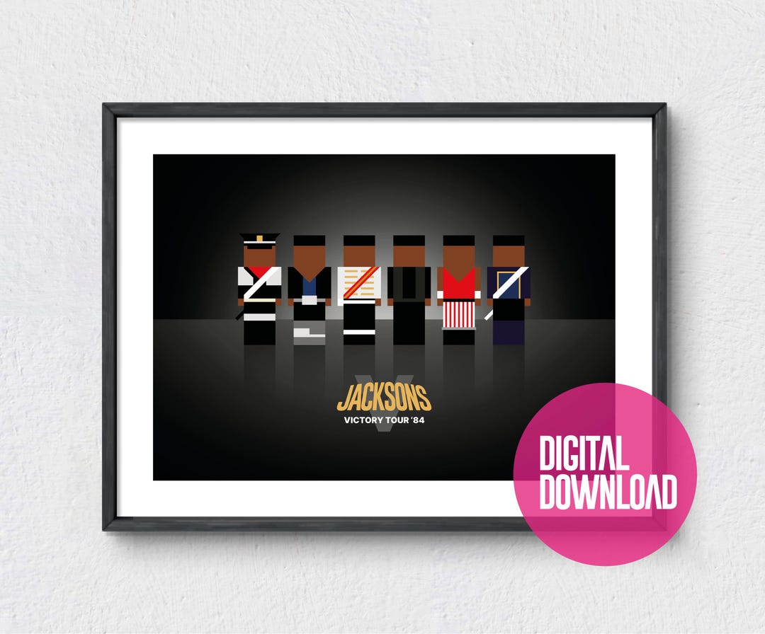The Jacksons Victory Tour Iconic Outfits Costumes 80's Minimalist ...