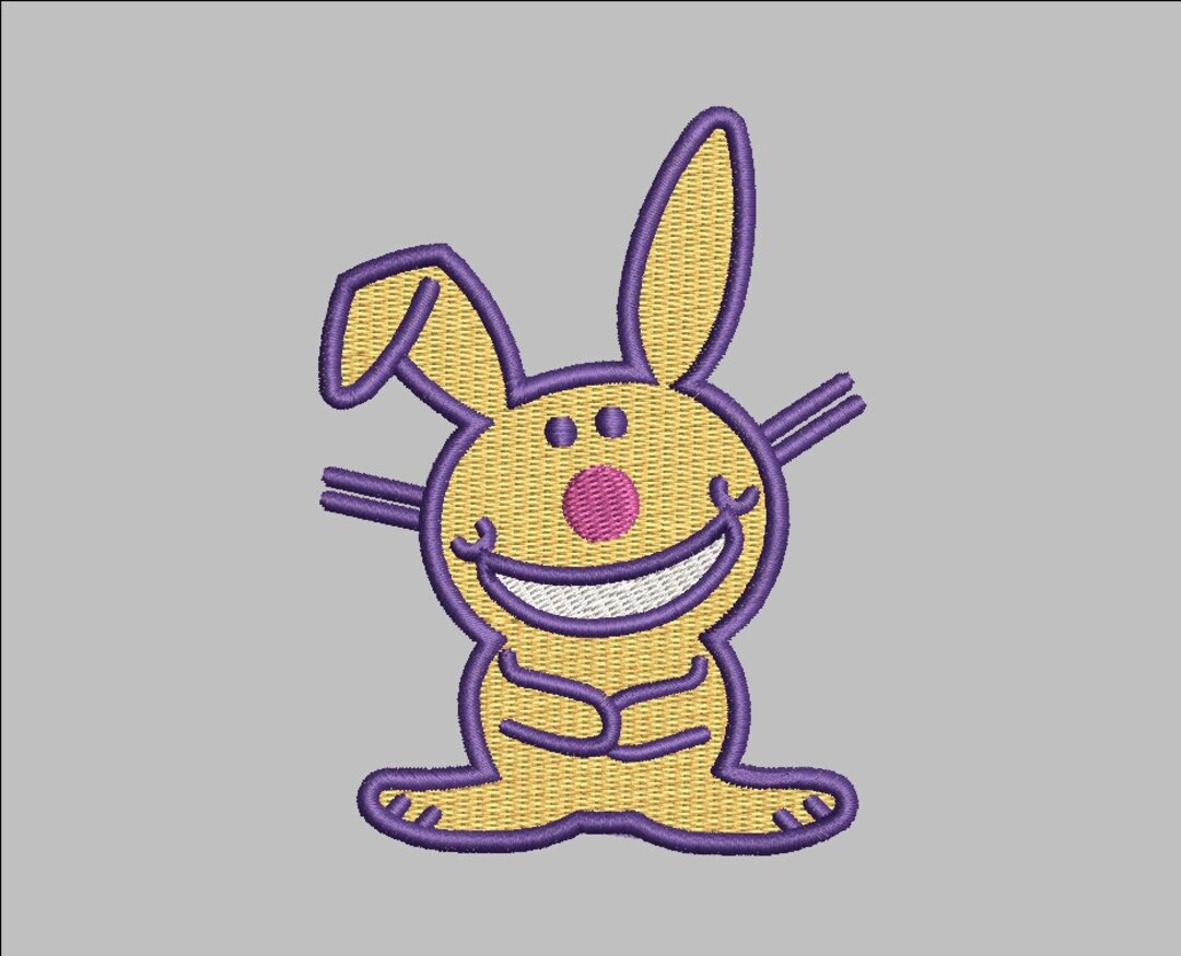 Silly Bunny Embroidery File - Etsy