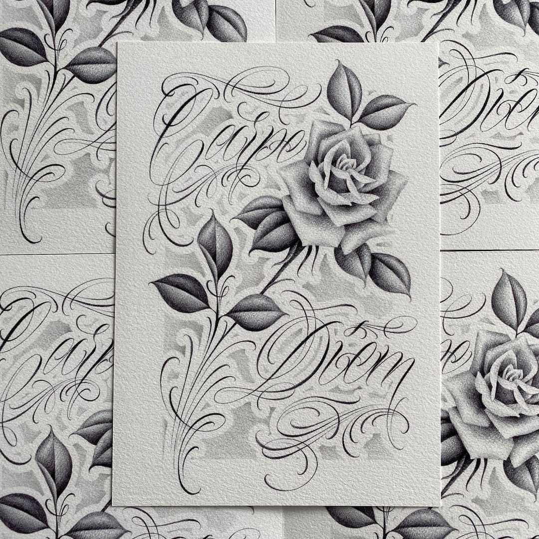 Chicano Drawings Of Roses