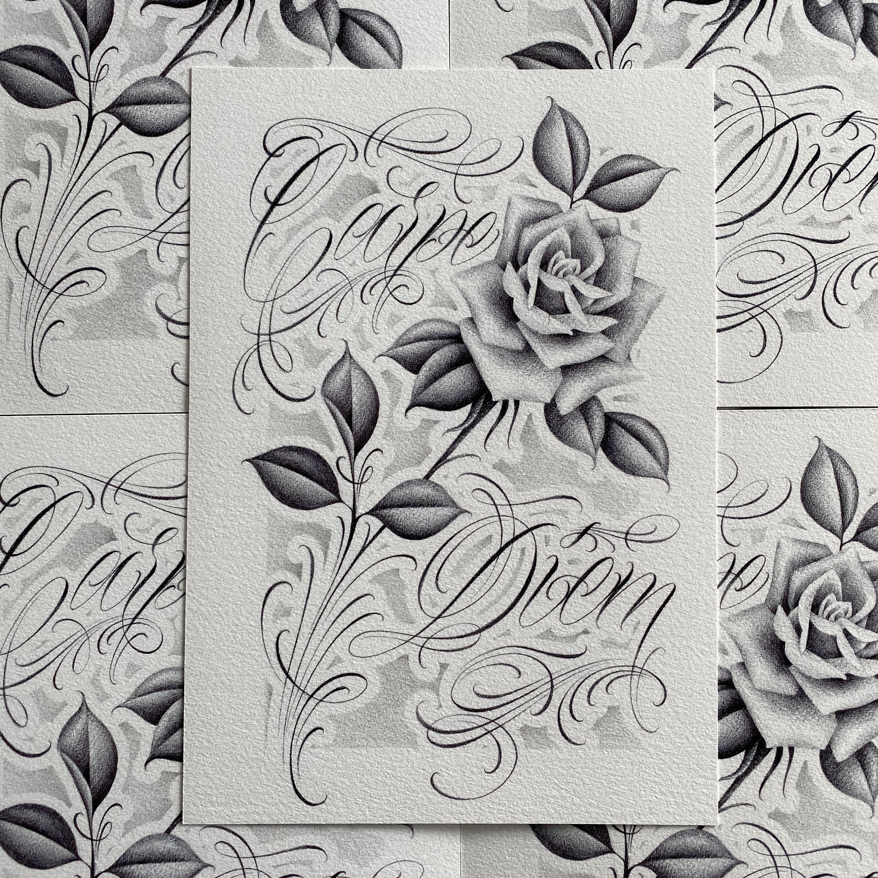 Prison Drawings Roses