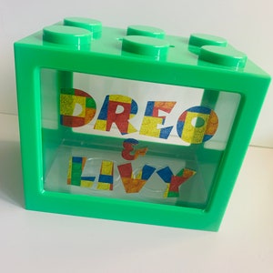 Brick Money Box // Personalised Money Box, Piggy Bank, Reward Jar ...