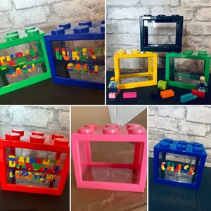 Brick Money Box // Personalised Money Box, Piggy Bank, Reward Jar ...