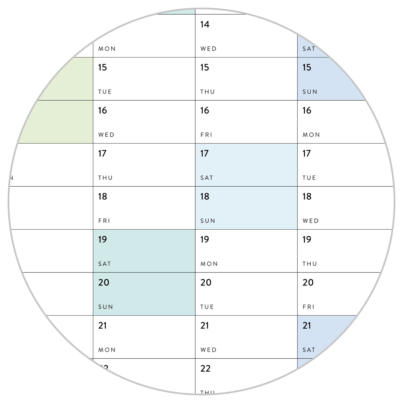 PRINTABLE 2024 Wall Calendar Digital PDF Instant Download - Etsy