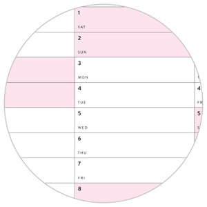 PRINTABLE Six Month Giant Wall Calendar SET 2025 | Half Year Planner ...