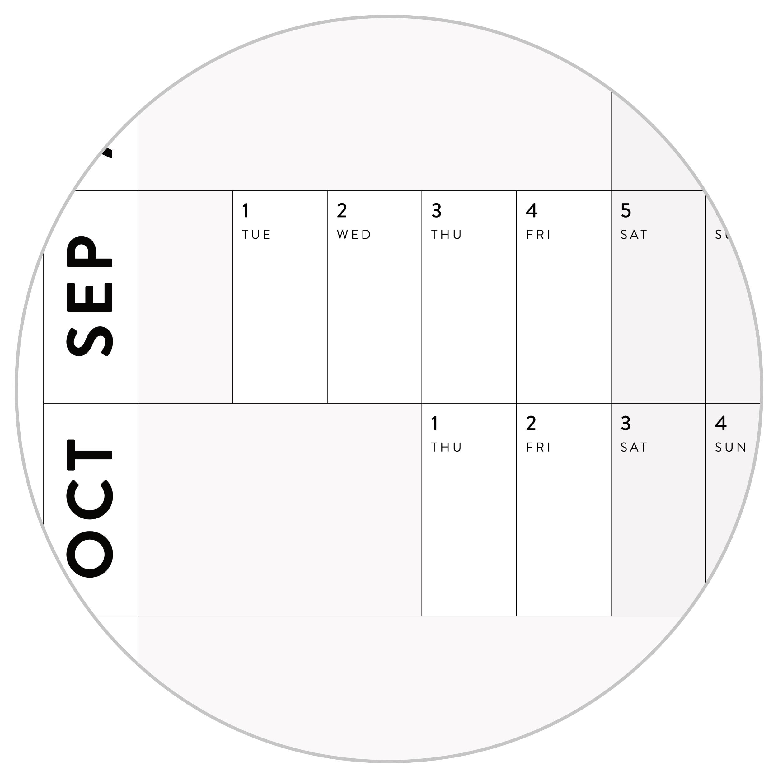 New! PRINTABLE 2026 ALIGNED Weekends Wall Calendar | Digital PDF ...