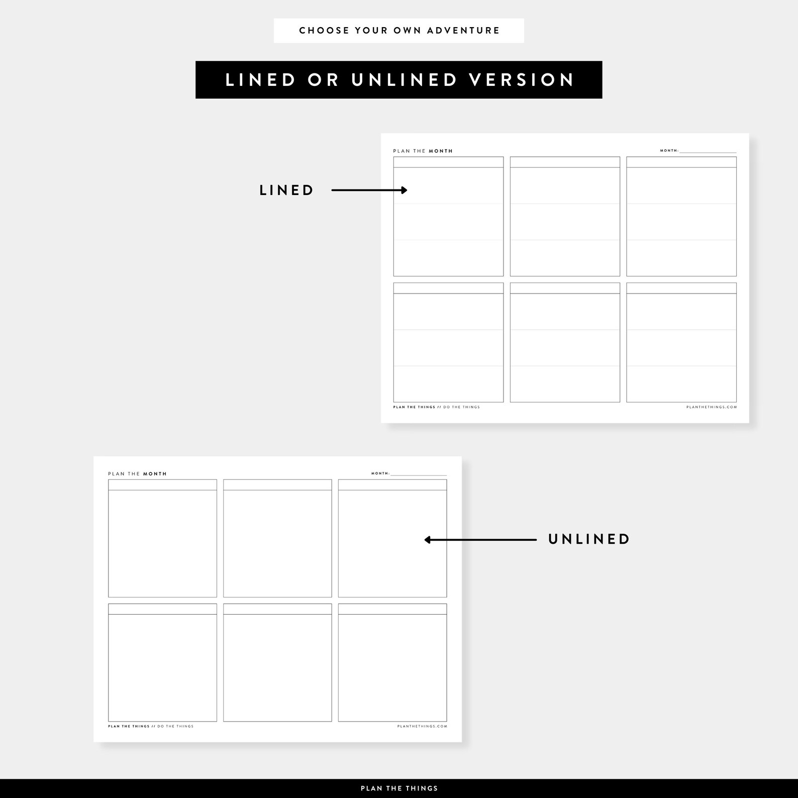 Monthly Overview Dashboard Planner Printable | Project Planner ...