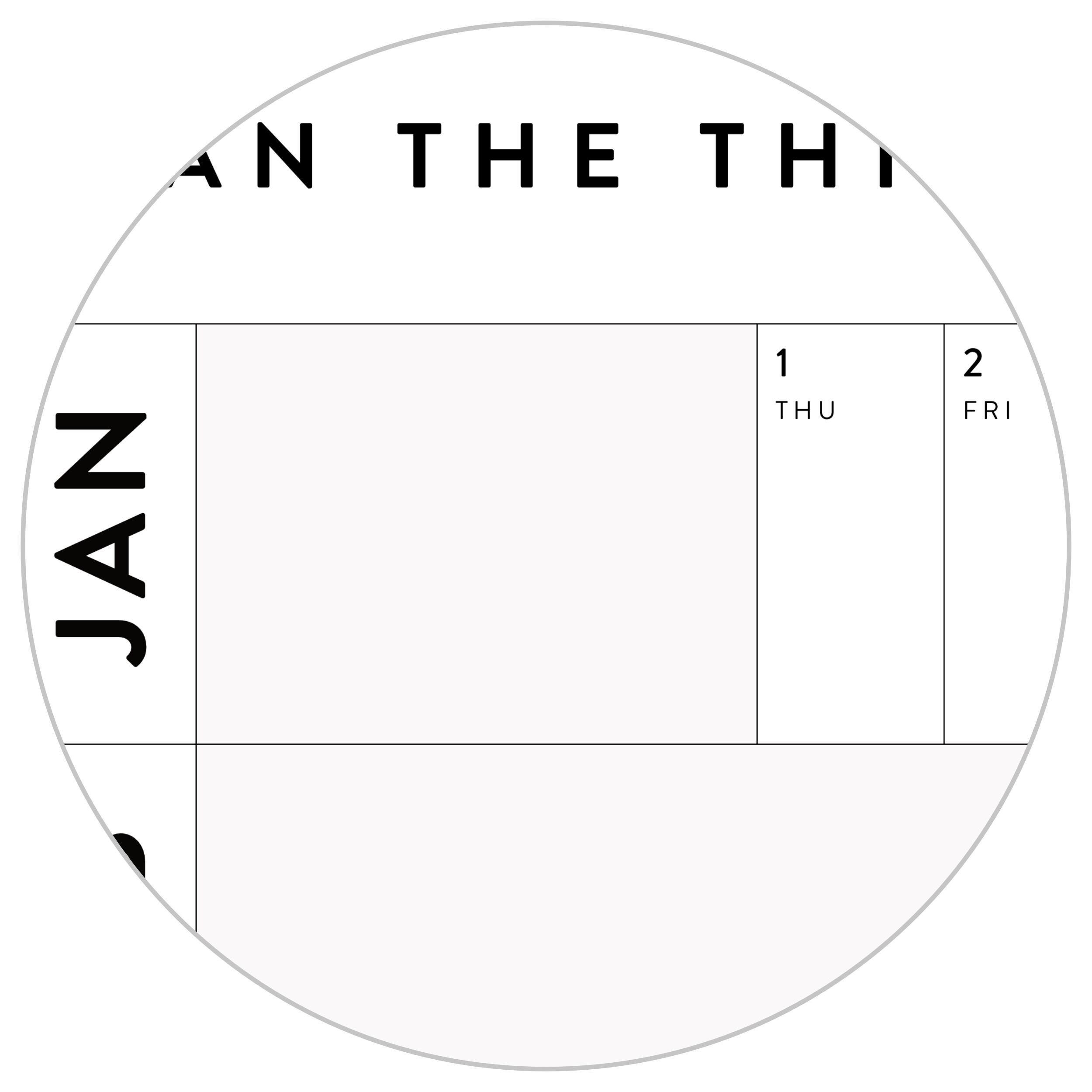 NEW LAYOUT! Giant 2026 Wall Calendar With Aligned Weekends | 2026 ...