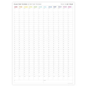 PRINTABLE Perpetual / Forever Wall Calendar | Digital PDF Instant ...