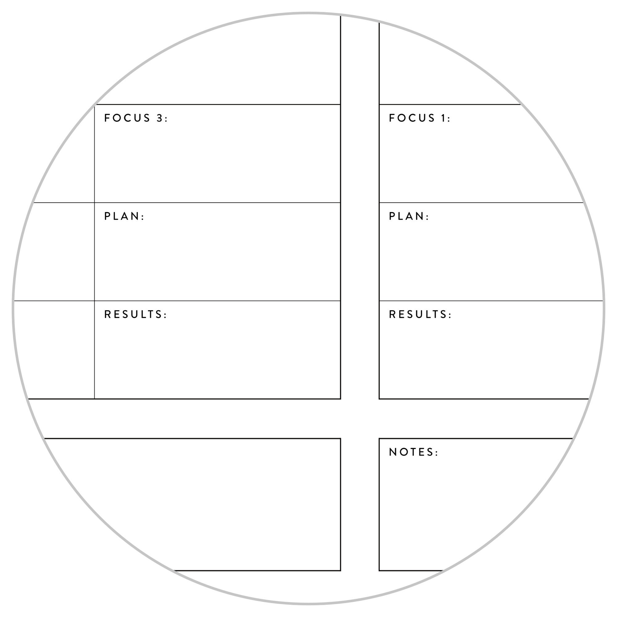 Giant Focus & Goals Wall Planner Rainbow Undated Year at - Etsy