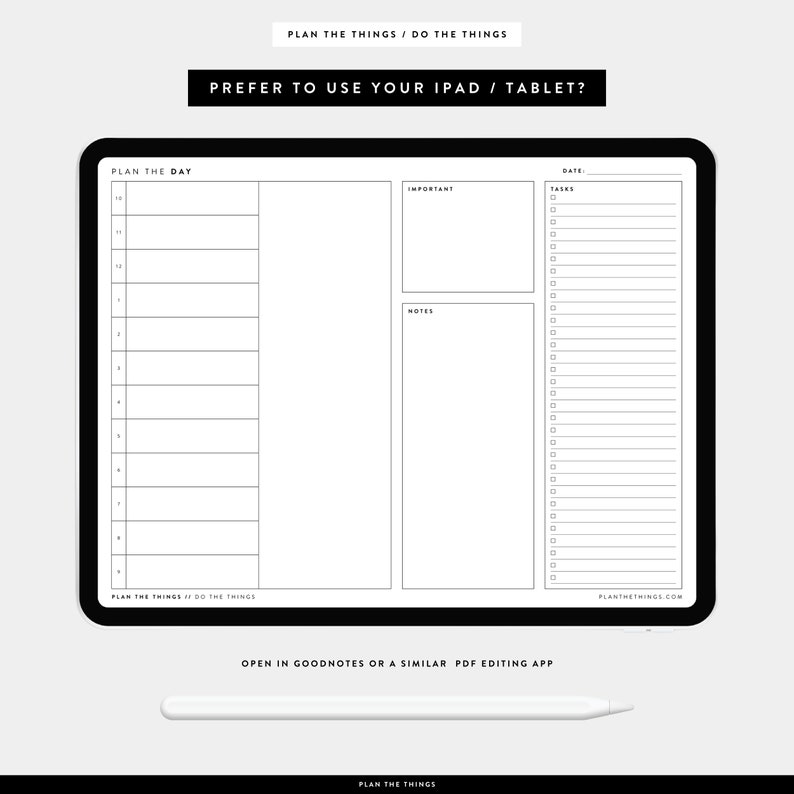 Daily Dashboard With Vertical Timeline Printable PDF Undated - Etsy