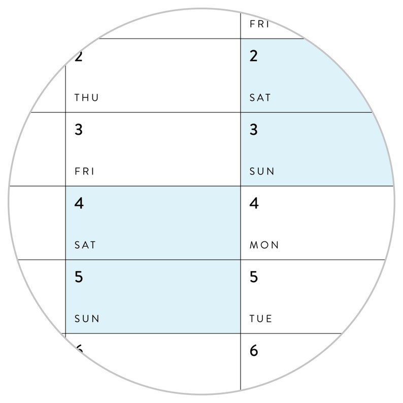 PRINTABLE 2024 Wall Calendar Digital PDF Instant Download - Etsy