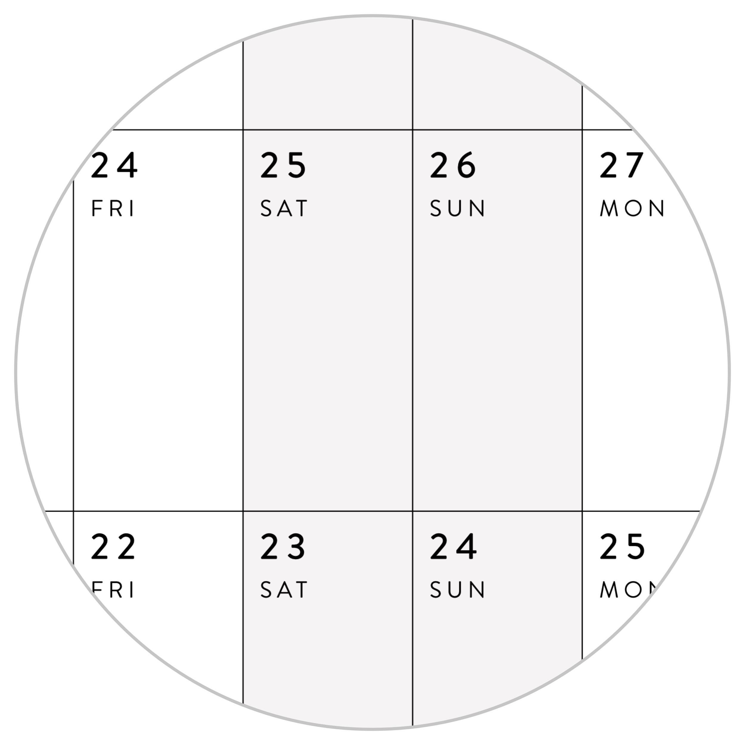 NEW LAYOUT! Giant 2026 Wall Calendar With Aligned Weekends | 2026 ...