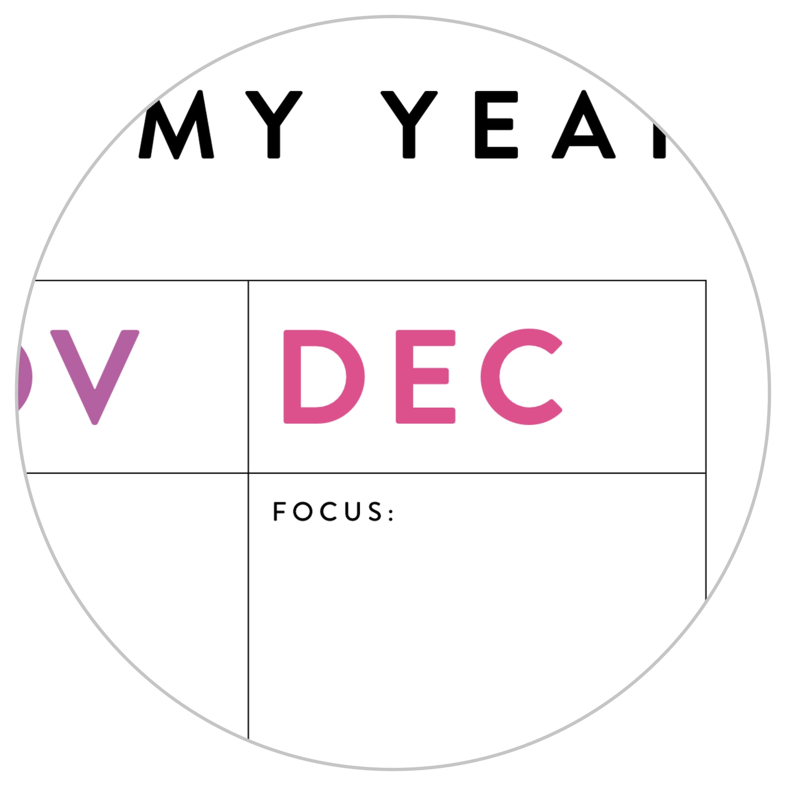 PRINTABLE Perpetual / Forever Wall Calendar Digital PDF - Etsy