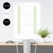 PRINTABLE Six Month 2025 Giant Wall Calendar | July - December | PDF Instant Download | Half ...