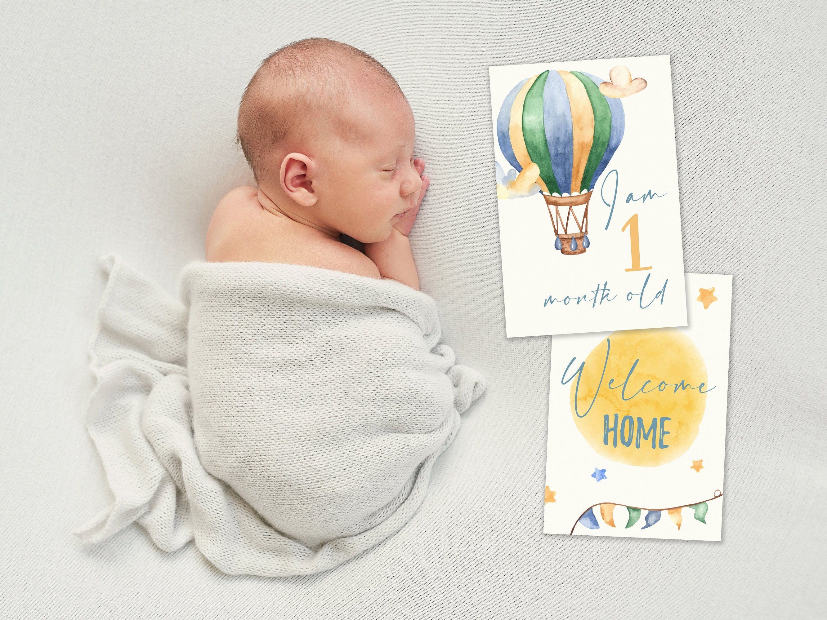 20 Baby Milestone Cards Printable Cards Month Cards Instant - Etsy