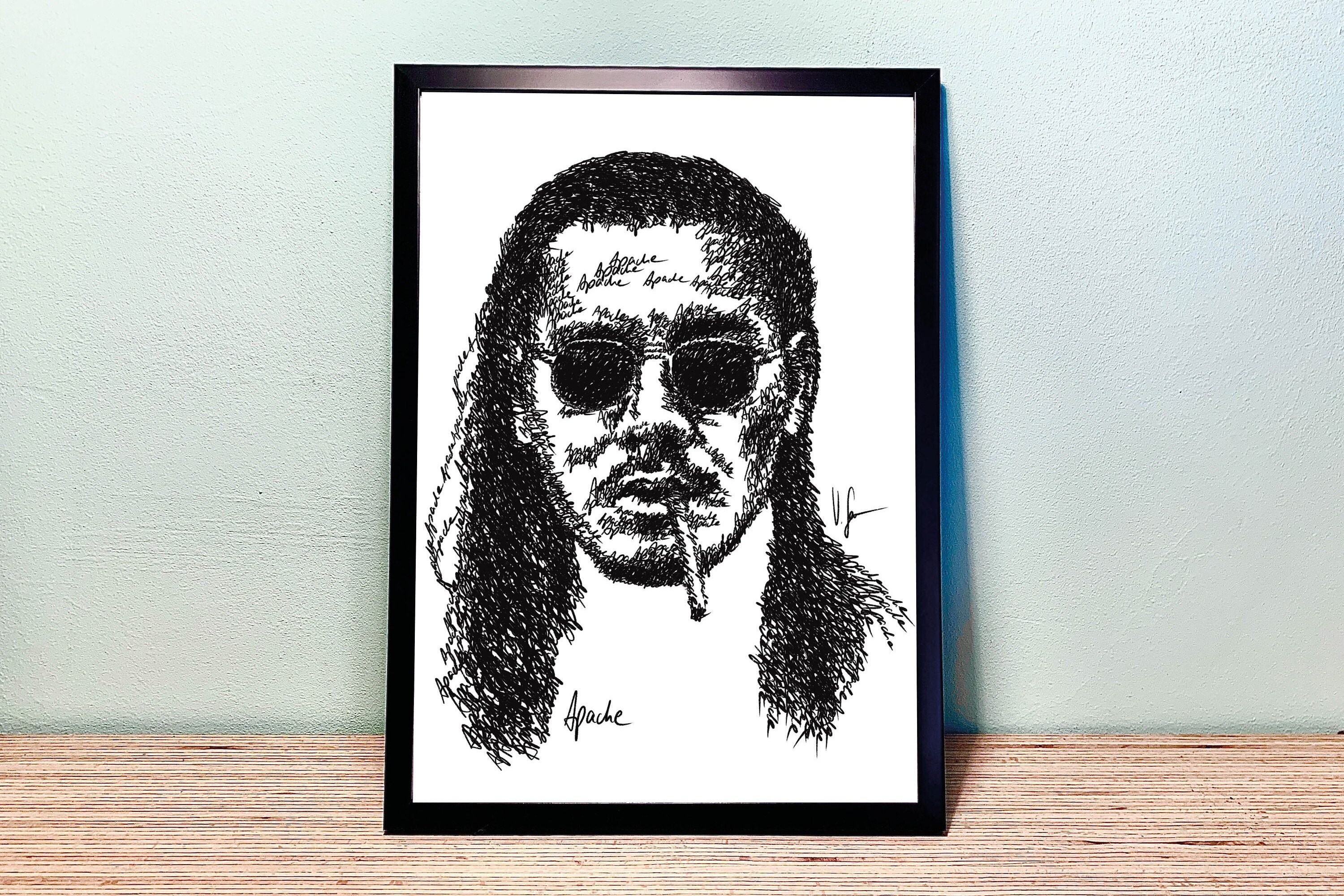 Handgeschriebener APACHE Print - Etsy.de