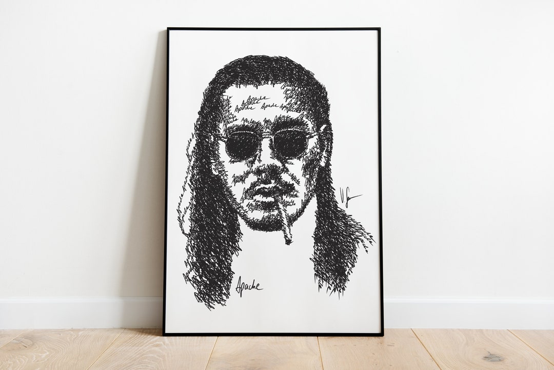 Handwritten APACHE Print - Etsy