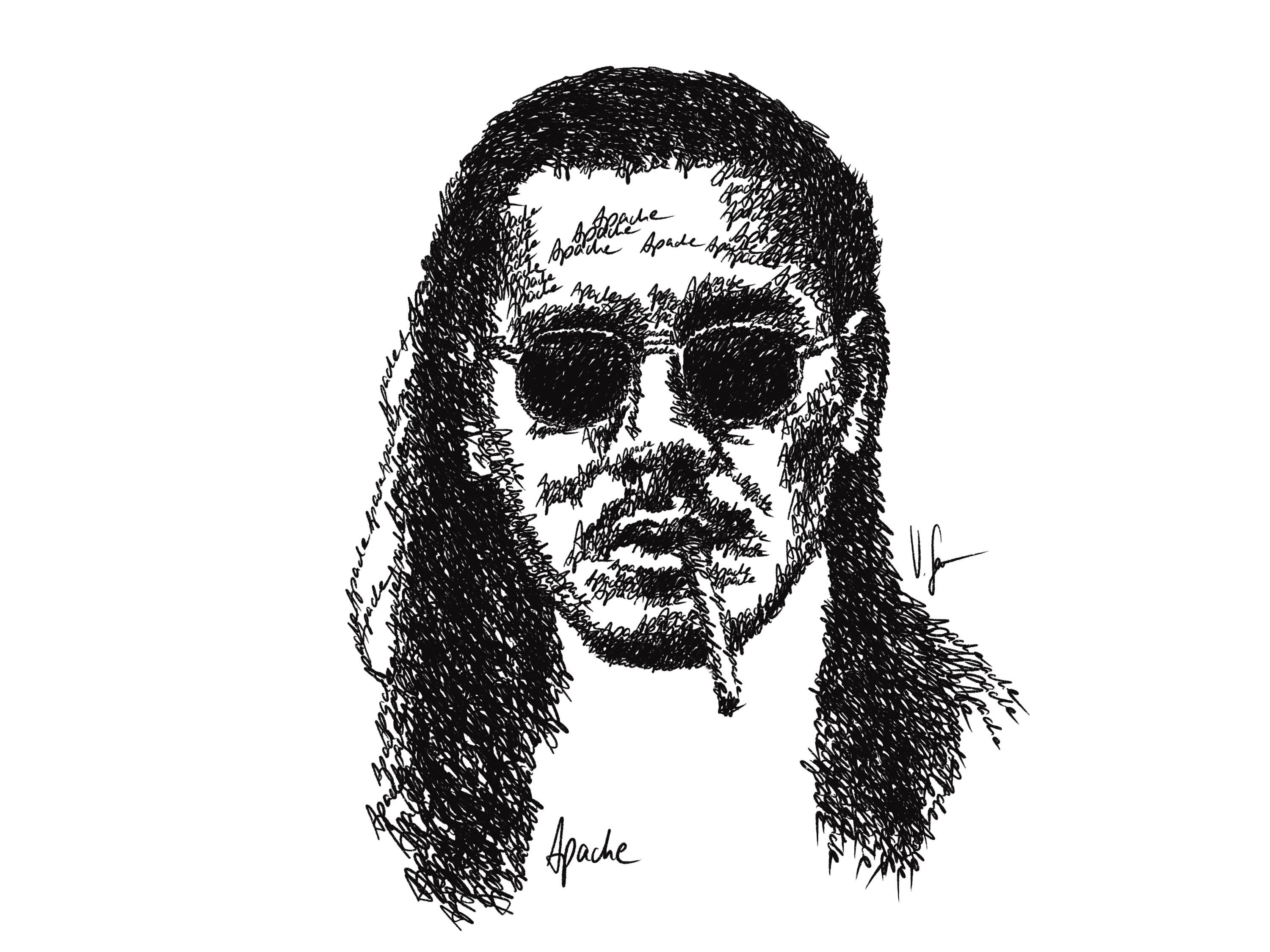 Handgeschriebener APACHE Print - Etsy.de