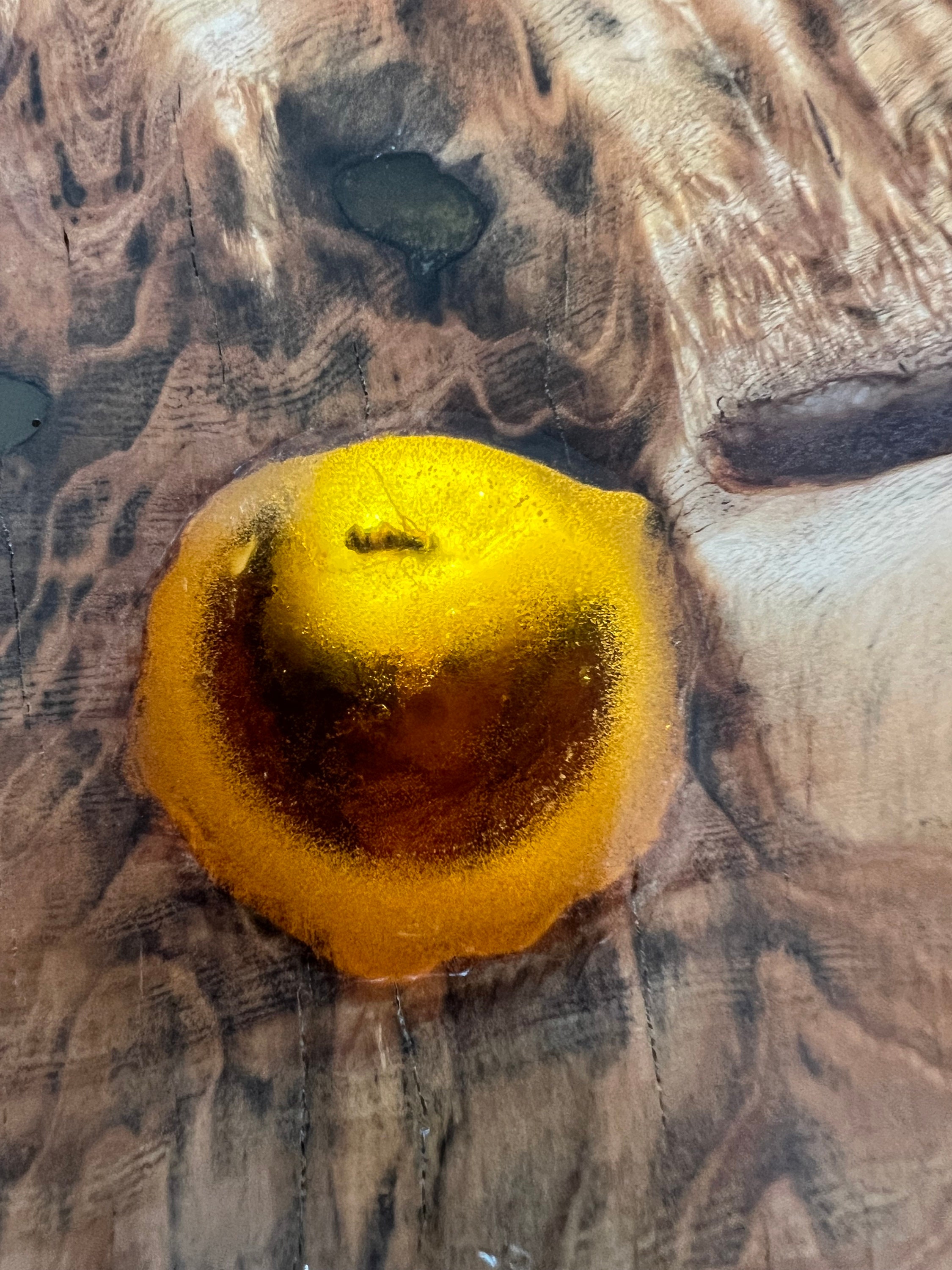 Cocktail, Bar, Lounge Solid Live Edge Maple Table With Rare Find Stump ...